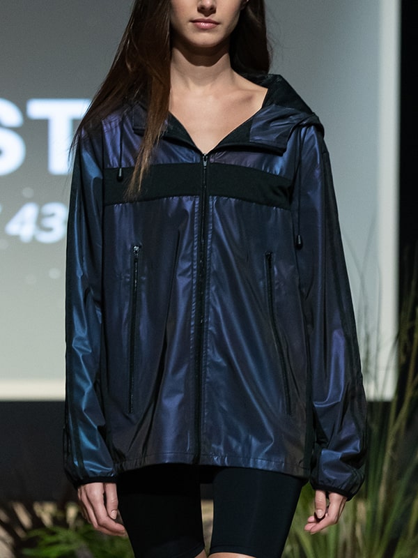 Rainbow iridescent reflective fabric - chinareflective.com