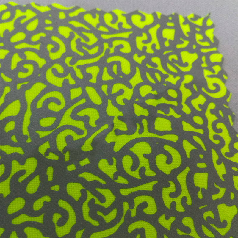 CSR-8006 Reflective fabric with branch pattern for outdoor clothing ...