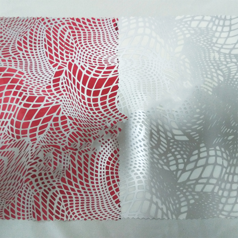 CSR-8005 Reflective printing fabric with curve pattern | Chinastars